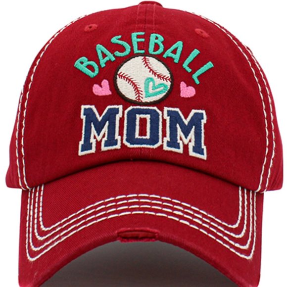 Accessories | 1267distressed Washed Ball Cap Red Wine | Poshmark